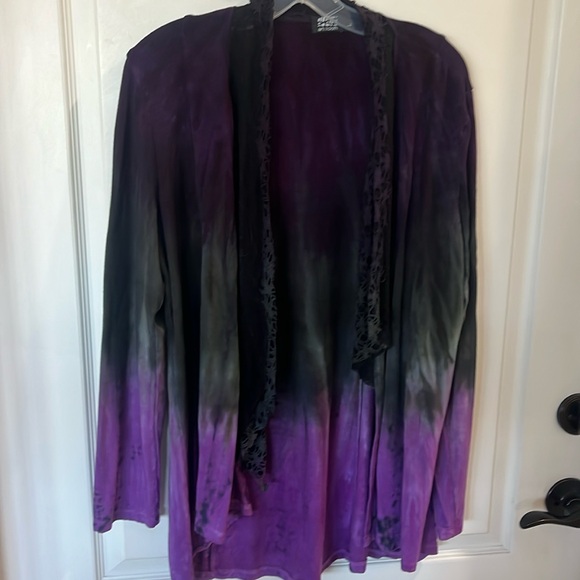 Art Of Cloth | Sweaters | Art Of Cloth Lagenlook Boho Artsy Purple ...